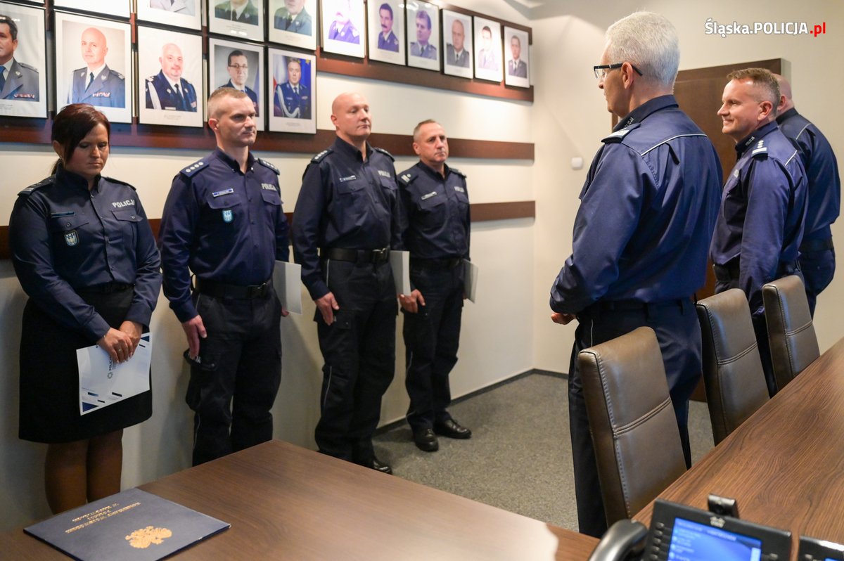 Nowe nominacje w Policji – zmiany kadrowe w komendzie Chorzowa - Chorzów kronika policyjna
